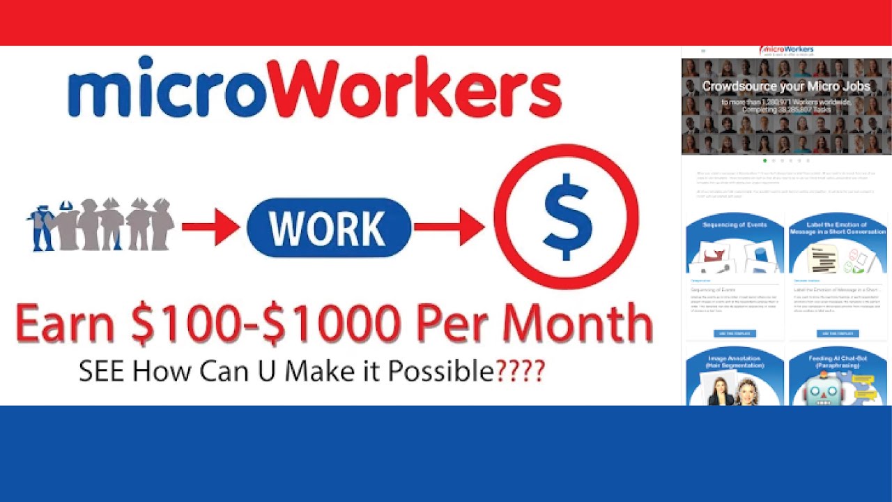 How to get job in microworkers. - YouTube