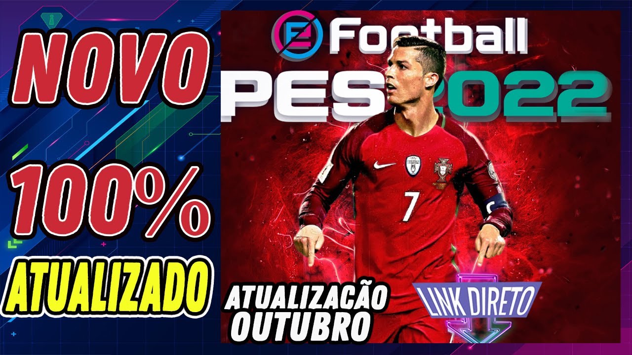 PES 2022 PS2 eFOOTBALL 2022 | COM TODAS AS NOVAS CONTRATAÇÕES! - YouTube