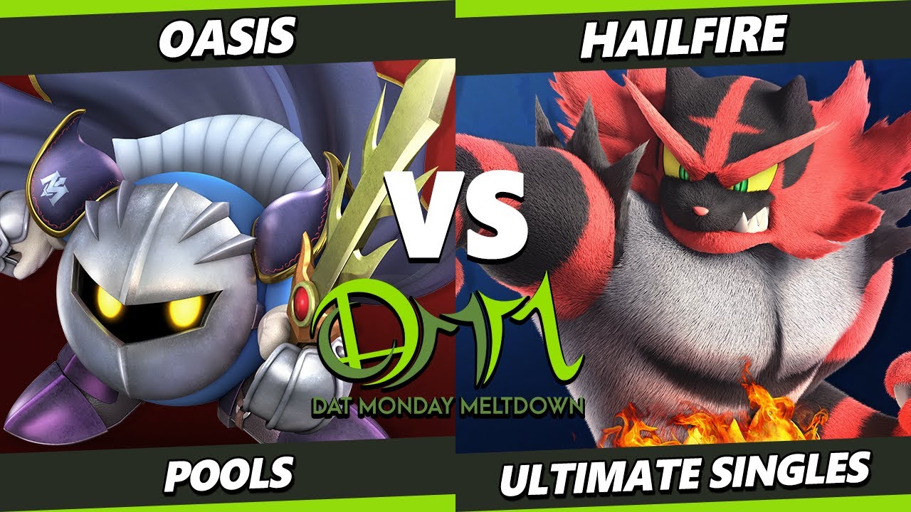 DAT MM 325 - oasis (Meta Knight) Vs. Hailfire (Incineroar) Smash Ultimate - SSBU - YouTube