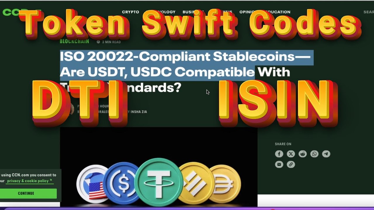 Token Swift Codes DTI And ISIN Latest Update - YouTube