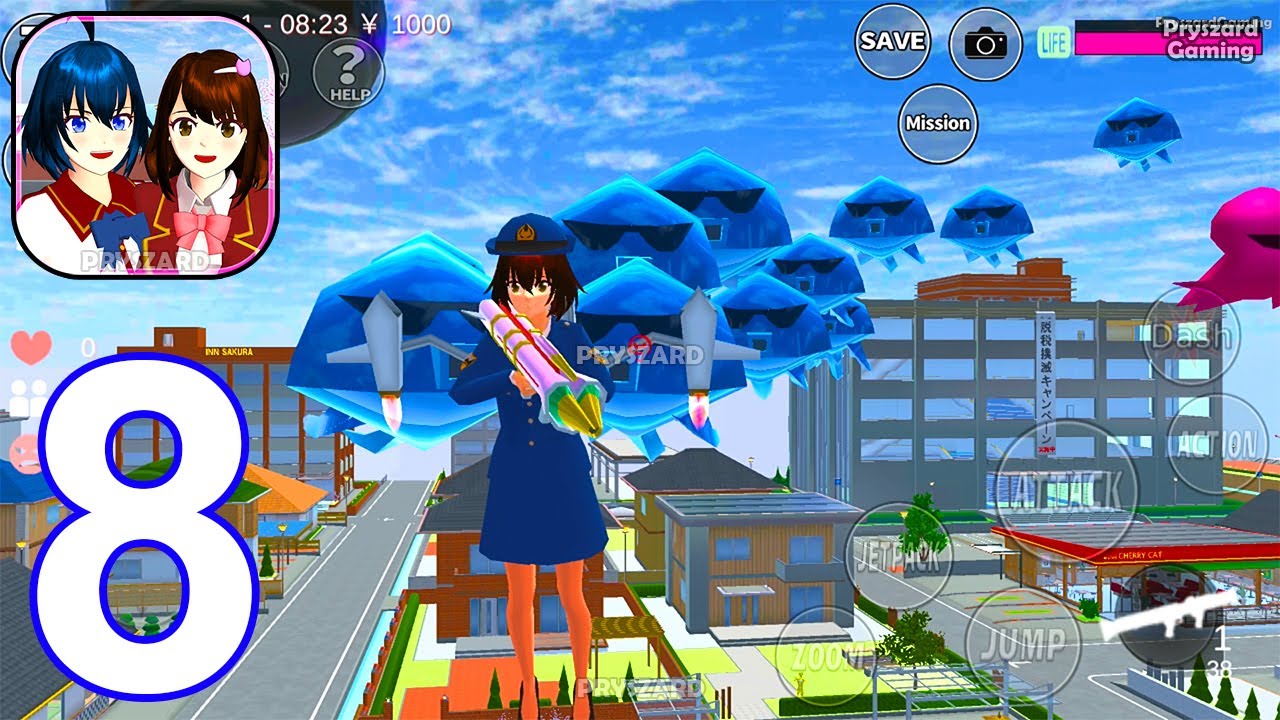 SAKURA School Simulator - Gameplay Part 8 Octopus Mission (iOS, Android ...