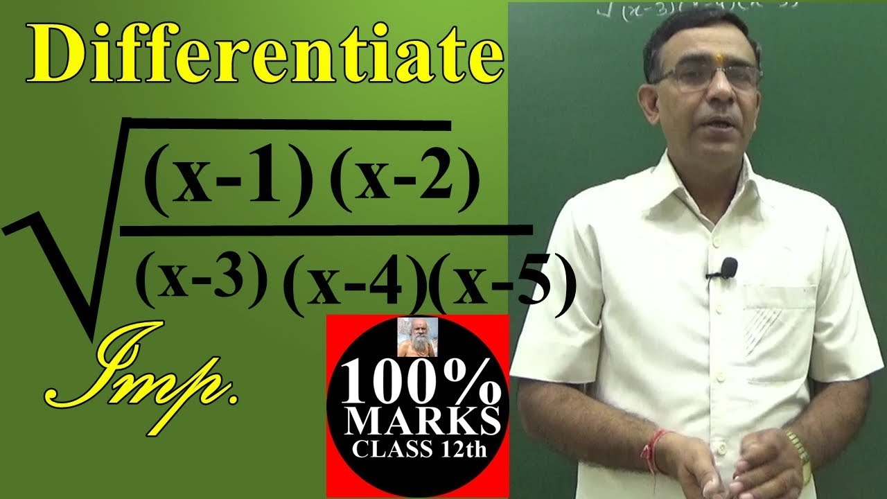 Class 12 Maths Differentiate Root x 1 x 2 x 3 x 4 x 5 Important class-12-maths-differentiate-root-x-1-x-2-x-3-x-4-x-5-important