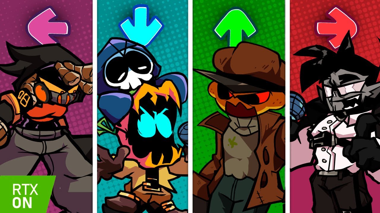 Friday Night Funkin' DJX (Week 1, 2) | FNF Character Test | Gameplay VS ...