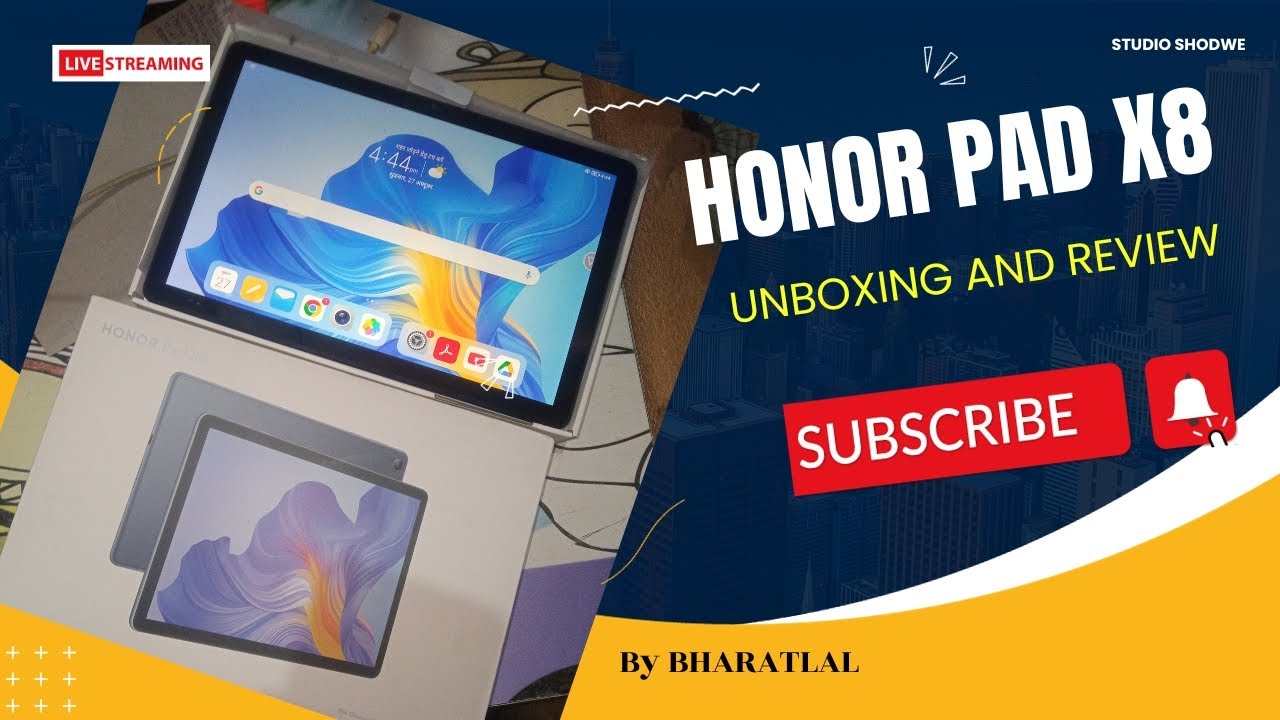 Honor pad x8 unboxing 3gb 32gb #unboxingpadx8 #reviewhonorpadx8 - YouTube