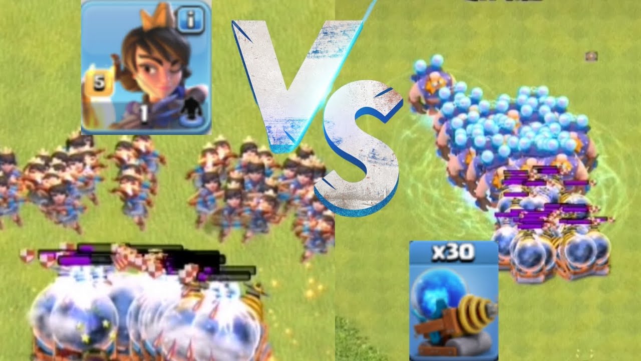 Epic battle :30 CC sparky V/S 30 E-giant /Princess. Caution No Fake ...