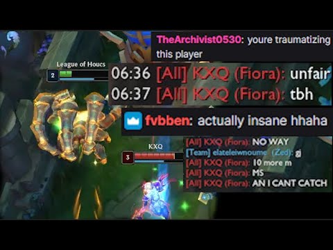 How to make a Fiora complain - YouTube