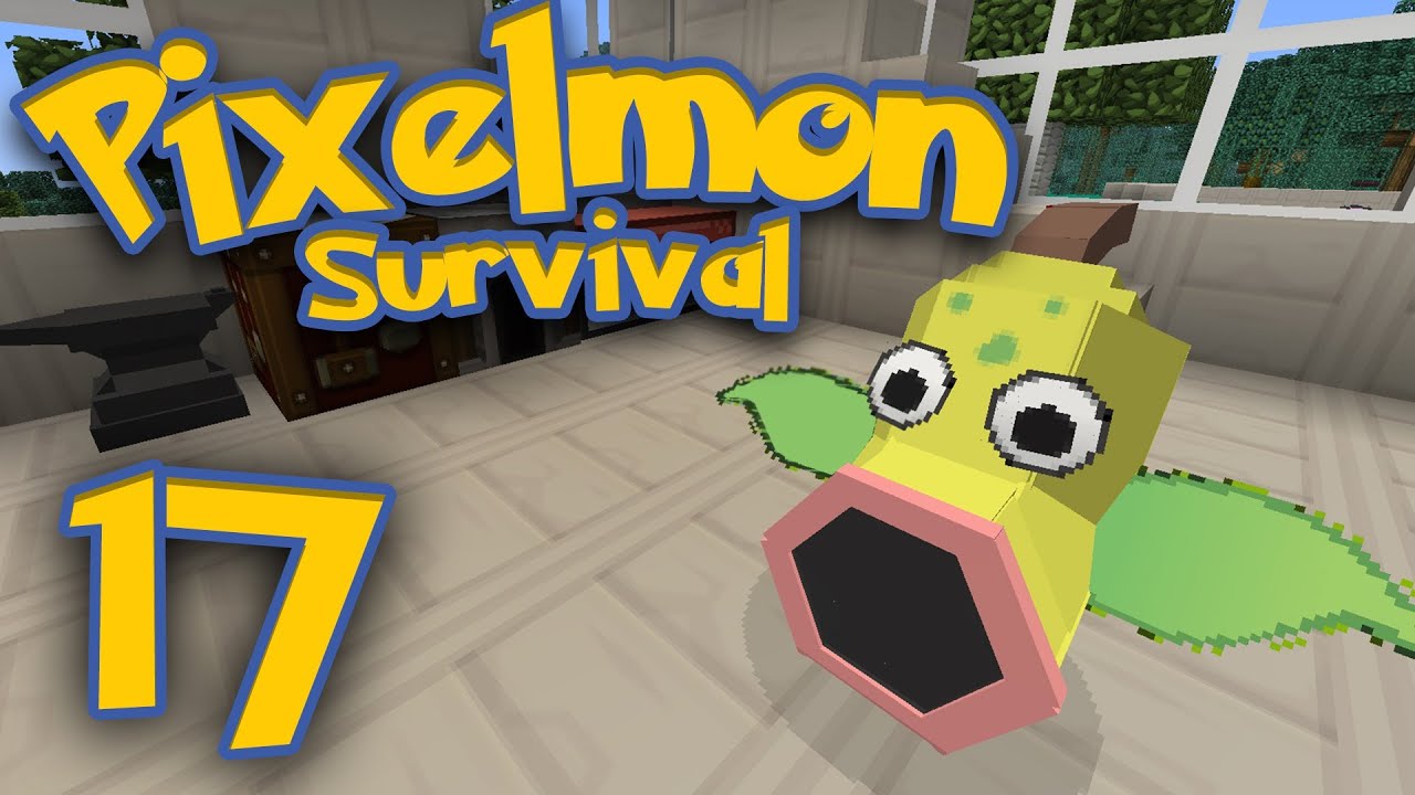 Pixelmon Survival [Part 17] - We Built This Gym on... Wood? - YouTube