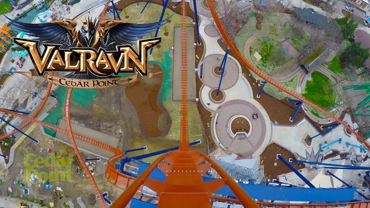 Valravn Roller Coaster REAL Front Seat POV! Cedar Point 2016 #valravn # ...