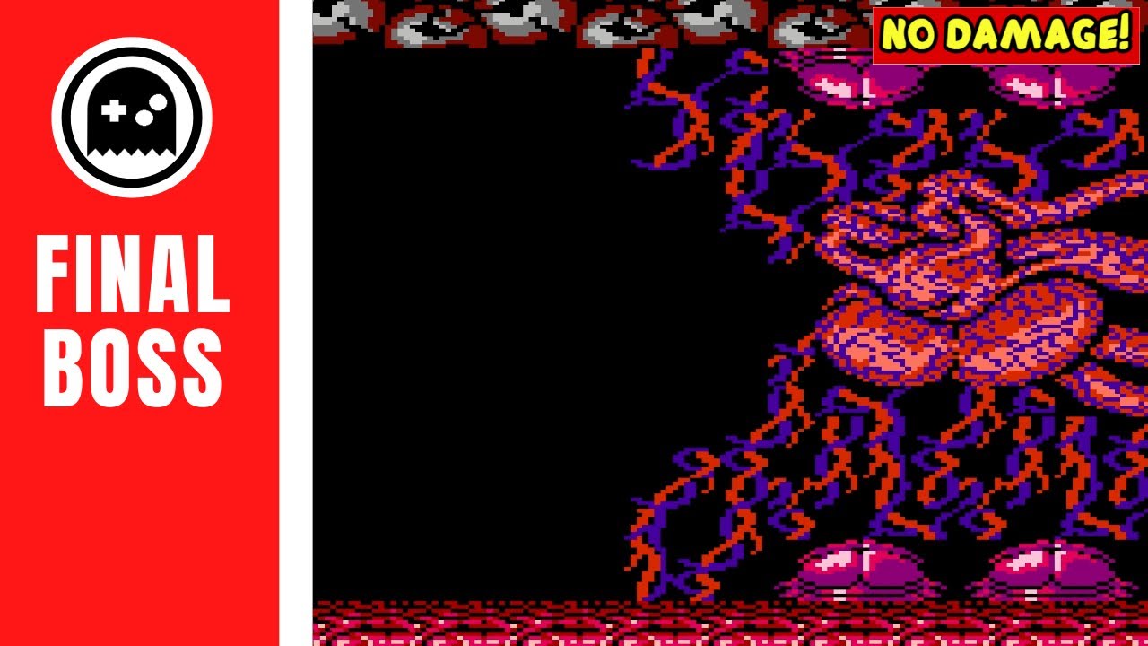 Contra (NES) - Final Boss - (No Damage) - YouTube