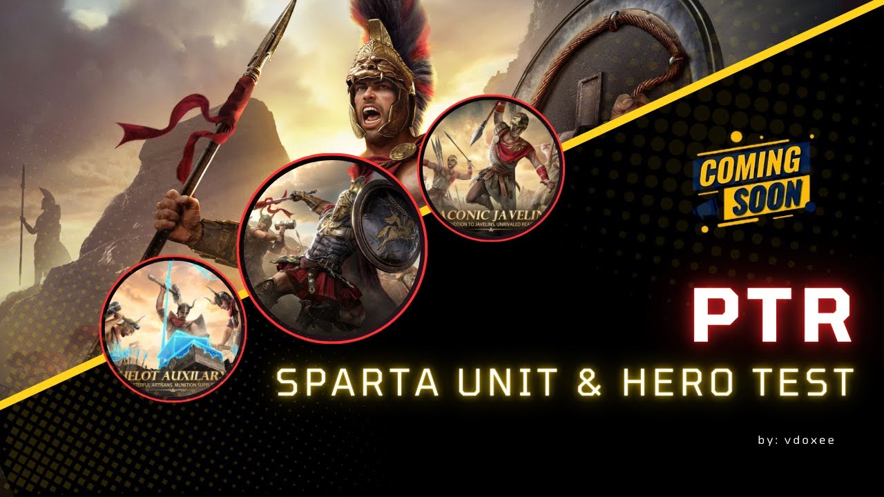 Conqueror's Blade - SPARTA | NEW UNITS & NEW HERO Test | Season 22 ...