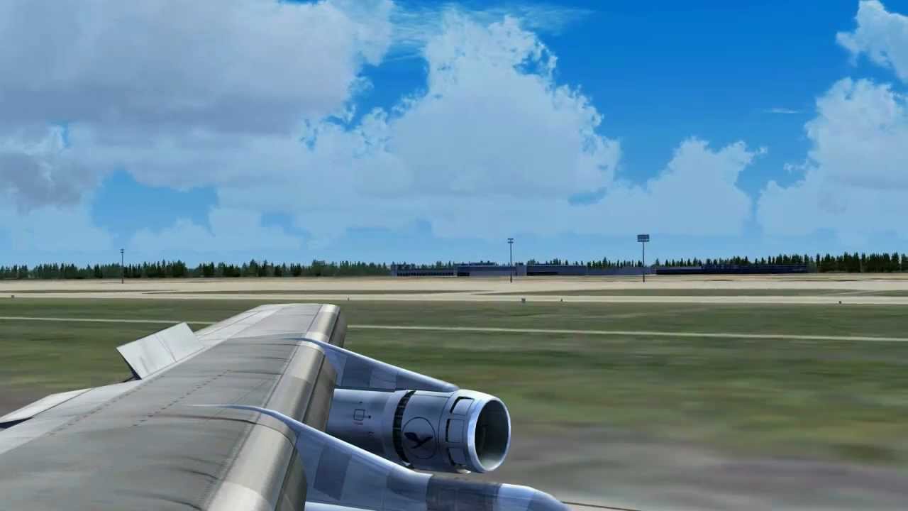 FS9 Lufthansa 707 landing at Frankfurt (HD) - YouTube