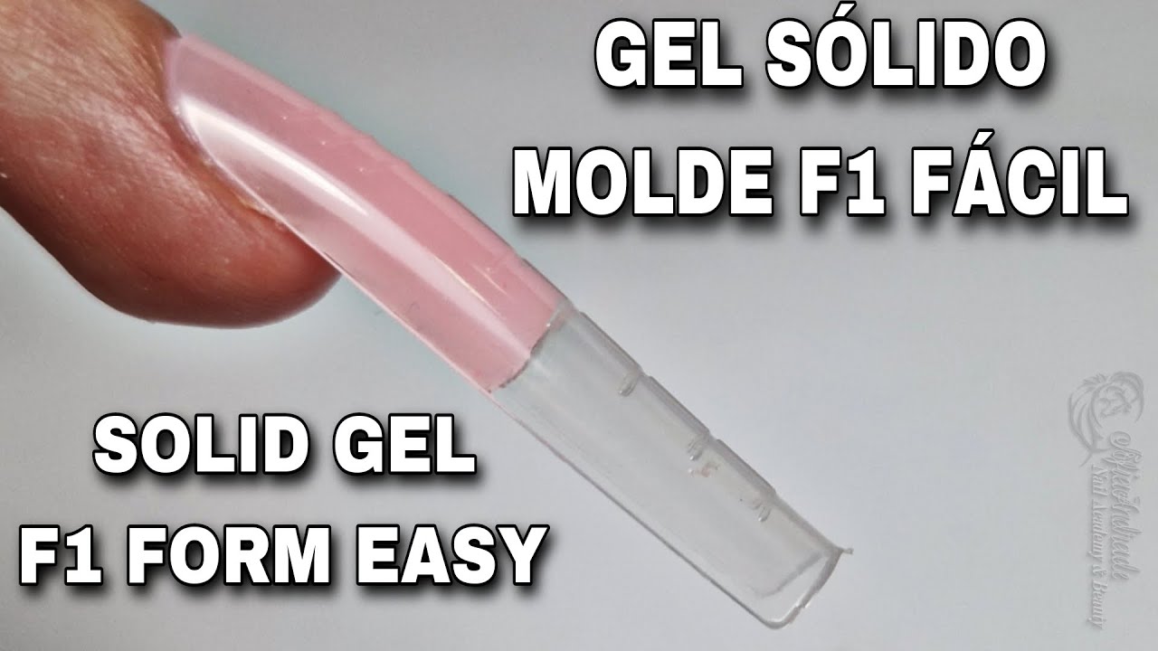 Gel solido no Molde F1 MUITO FACIL solid gel F1 Forms/dual forms very ...