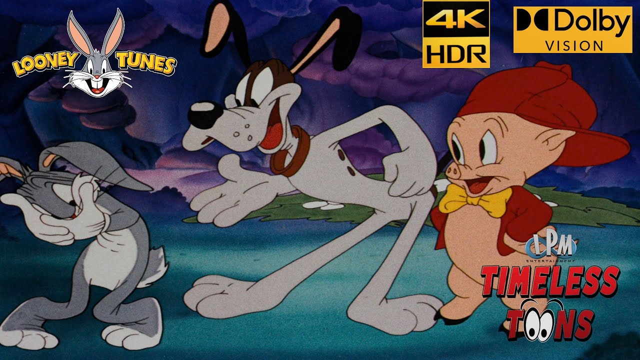4K HDR LOONEY TUNES: A Corny Concerto (Bugs Bunny, Porky Pig, Elmer ...