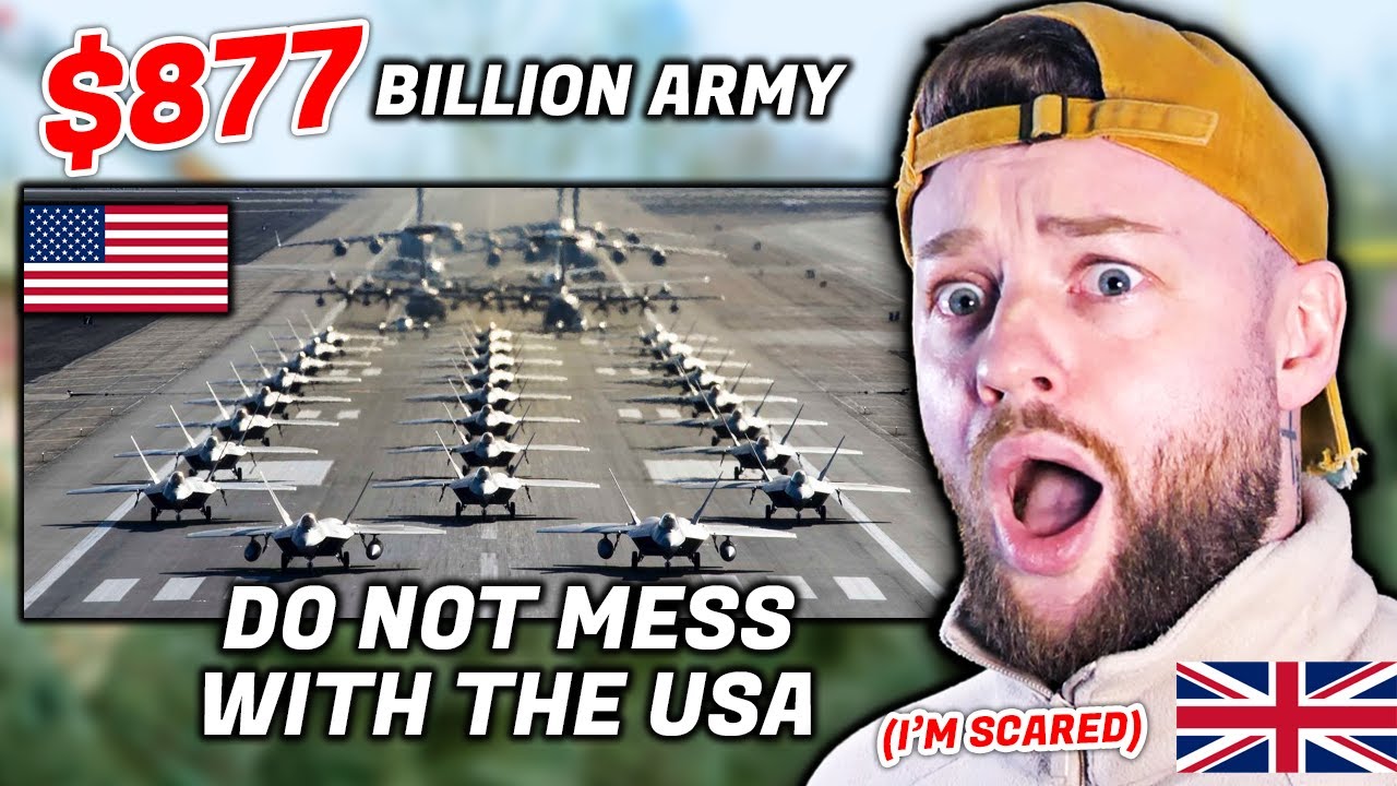 SCARED British Guy Reacts to how BIG the INSANE US ARMY.. - YouTube