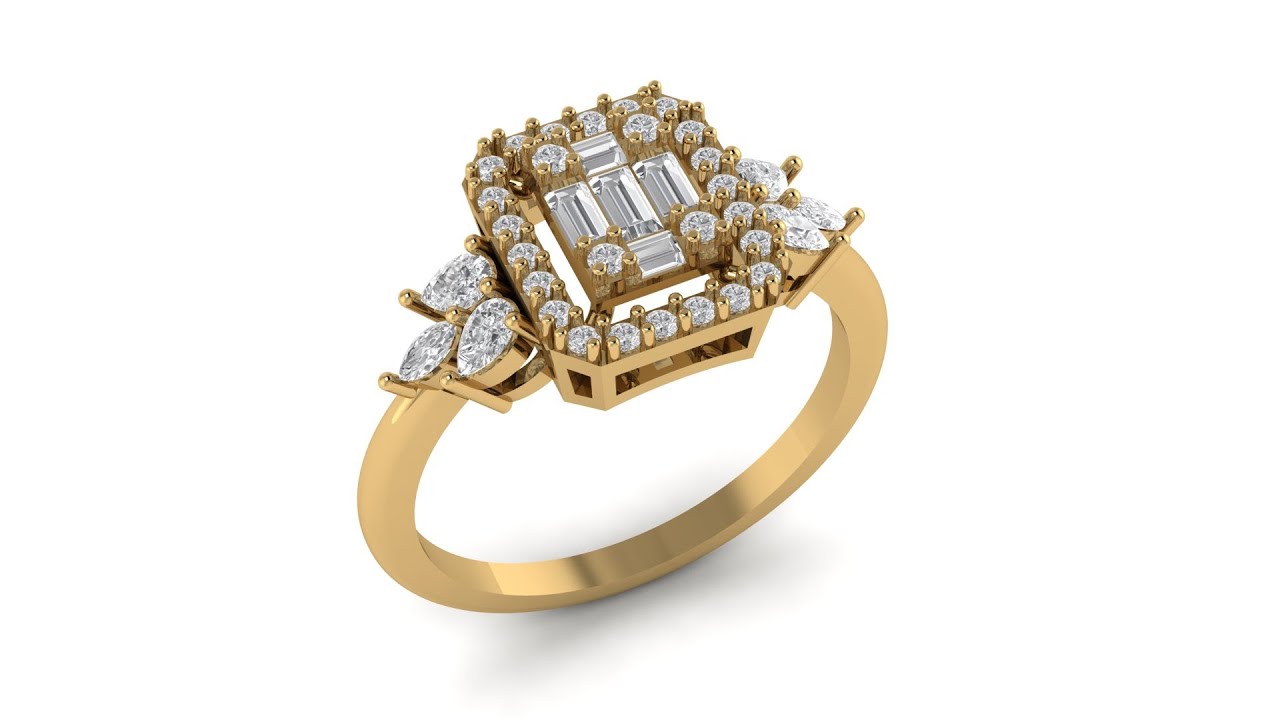 ||Making of Engagement Ring in Matrix 9 ||Cad Design ||Matrix ||Ladies ...