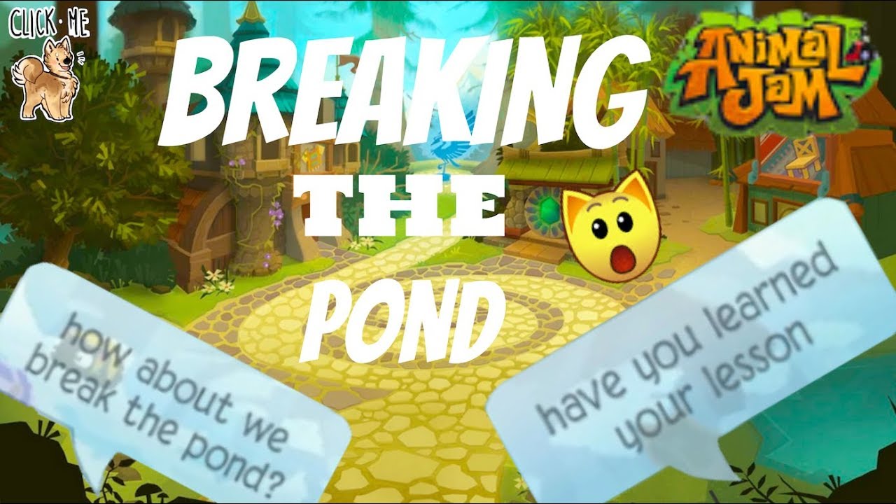 BREAKING THE POND?! |Animal Jam skit| - YouTube