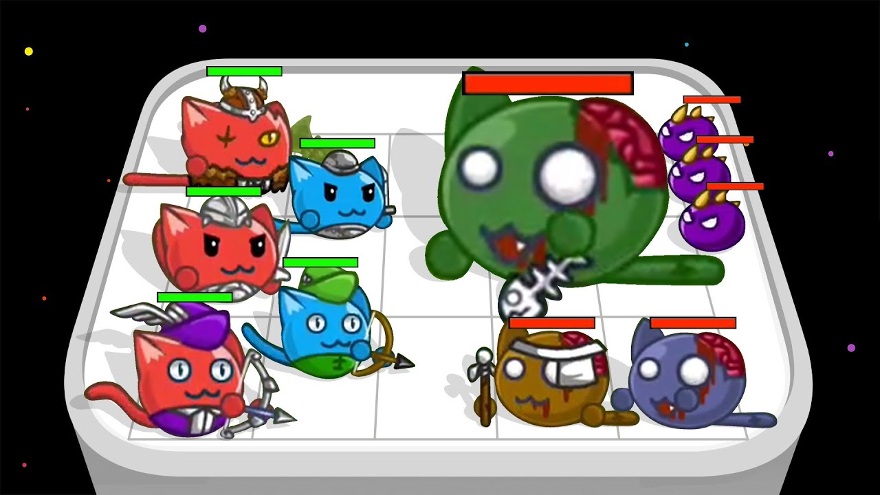 MEOWAR - Merge Cats Vs Zombies (Merge War Battle) - YouTube