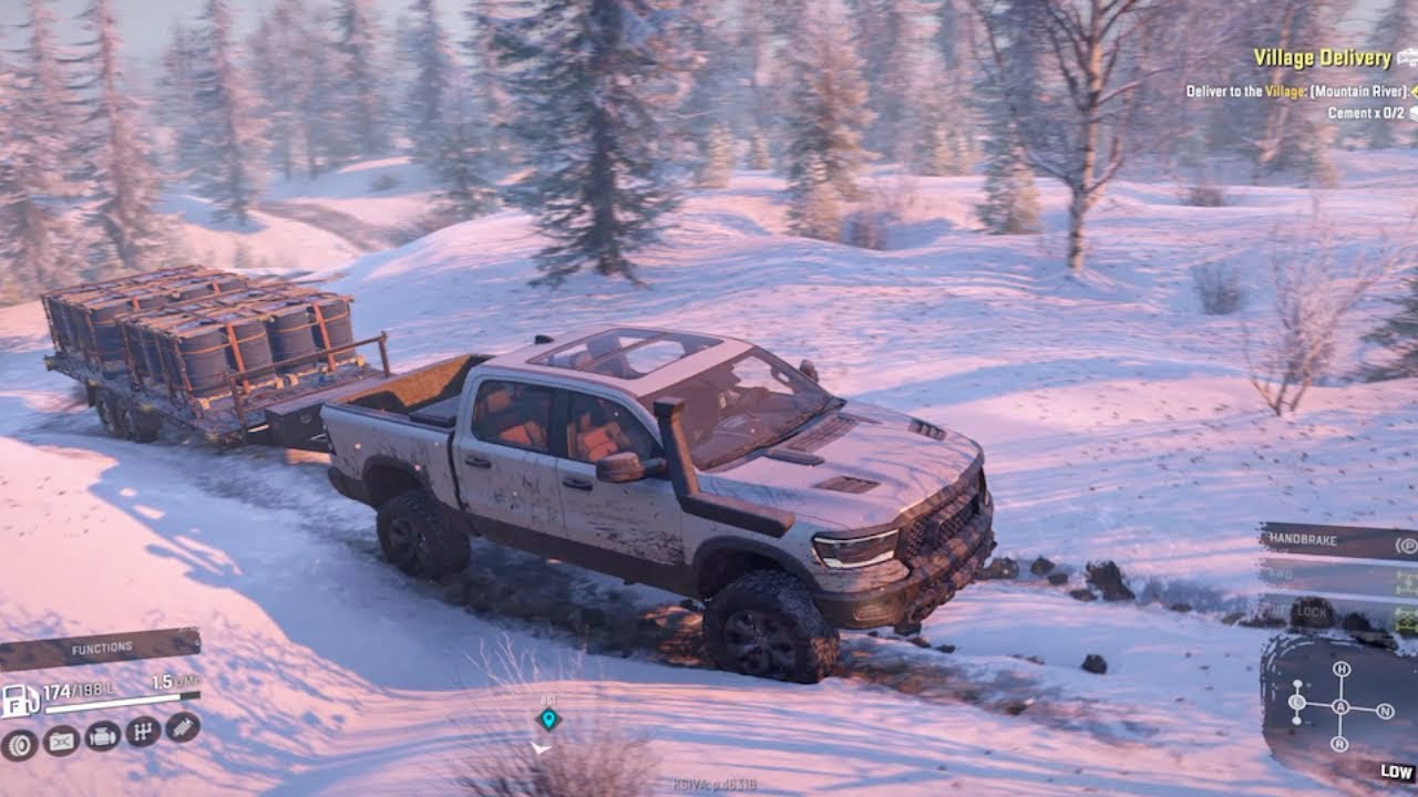 2020 Dodge Ram 1500 Test Drive - SnowRunner | Logitech g29 gameplay ...