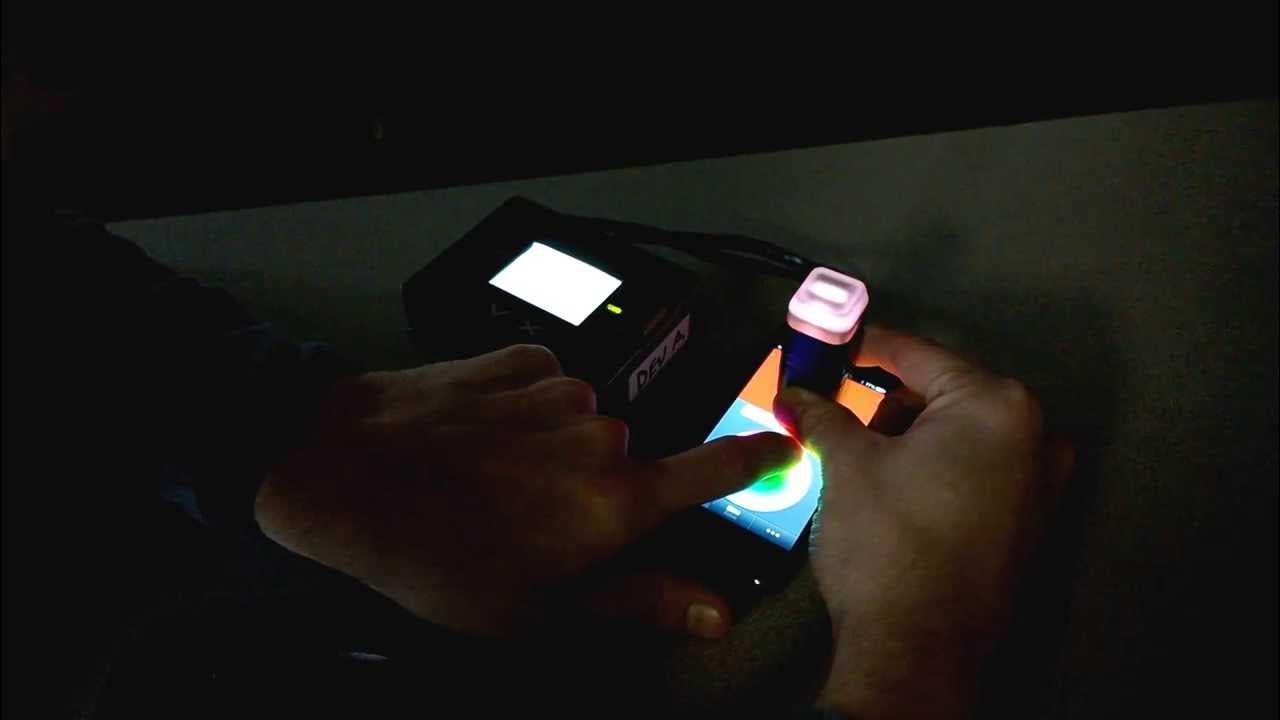 VEX IQ Color Sensor Touch LED - YouTube