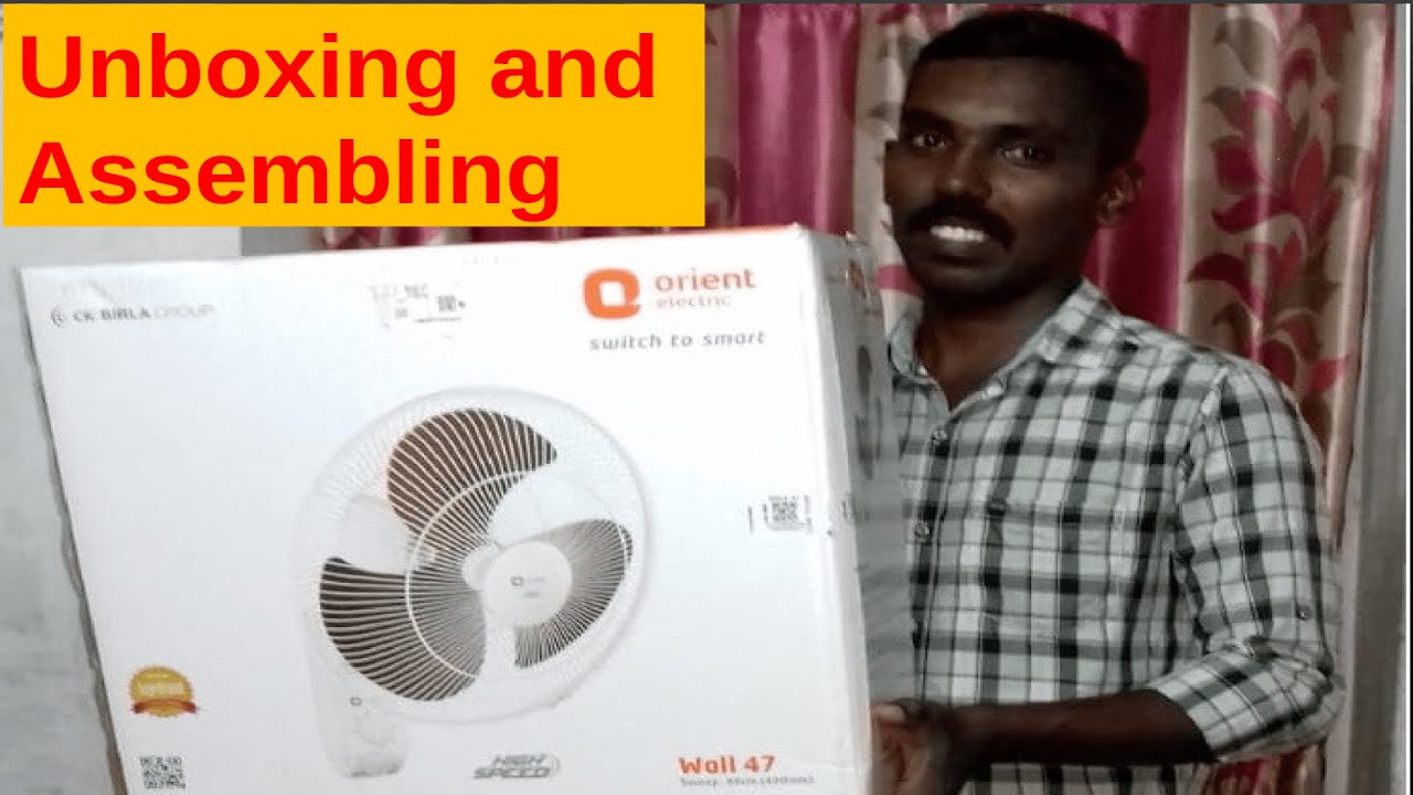 Orient wall 47 wall fan. - YouTube