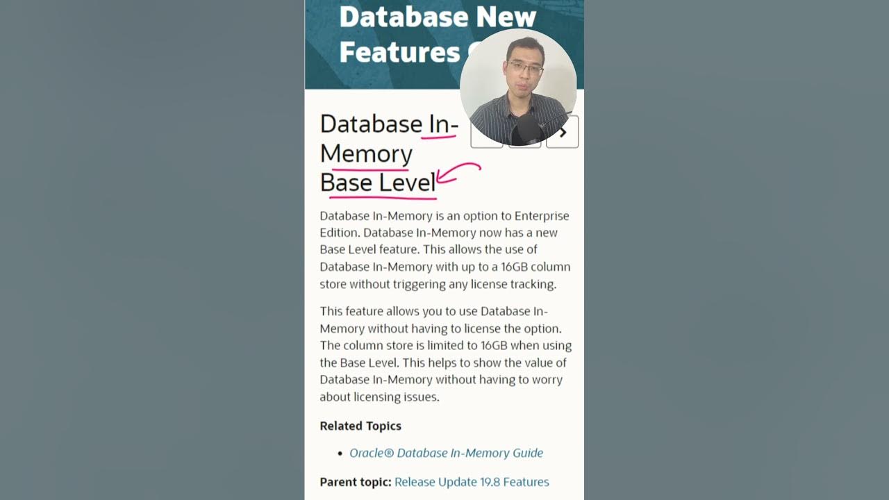Oracle Database In-Memory Base Level | TOIUU100x | Wecommit | Tối ưu Oracle| Tối ưu SQL| Học ...