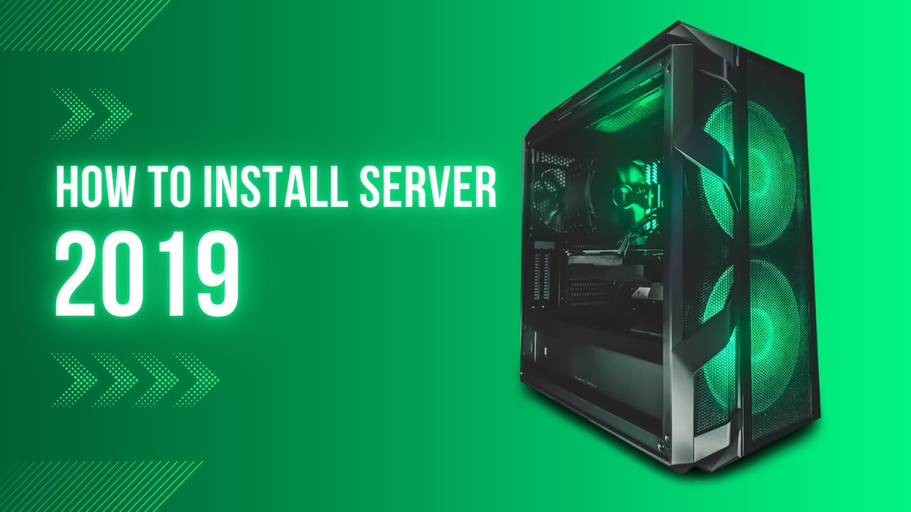 how to Install windows Server 2019 - YouTube