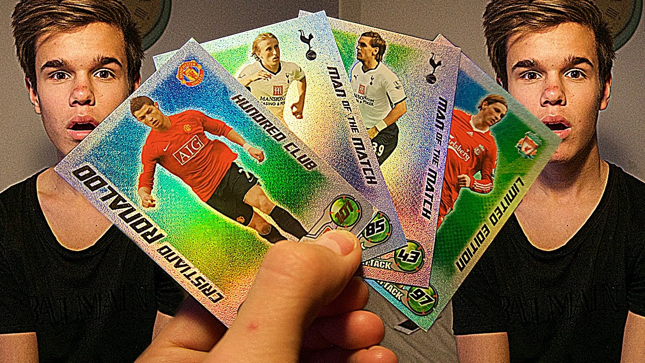 MINE GAMLE FODBOLD KORT!! - YouTube