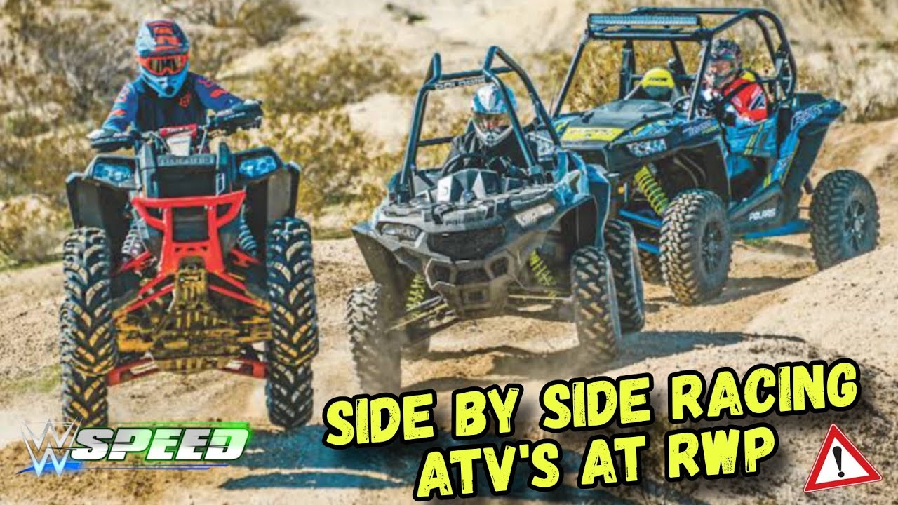 SIDE BY SIDE RACING ATV'S AT RWP | Lookout Racing - YouTube