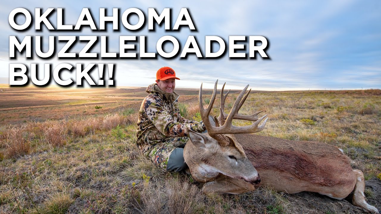 BIG Oklahoma Buck!! | Muzzleloader Deer Hunting! - YouTube