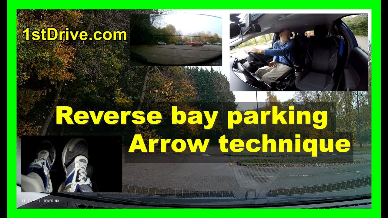 How to reverse bay park a car easily - Arrow technique - YouTube