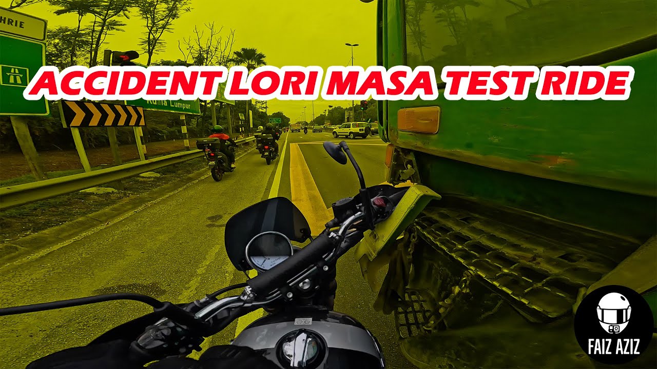 Royal Enfield Bear 650 Redah Jem dan Aku Accident Lori Vlog E677 - YouTube