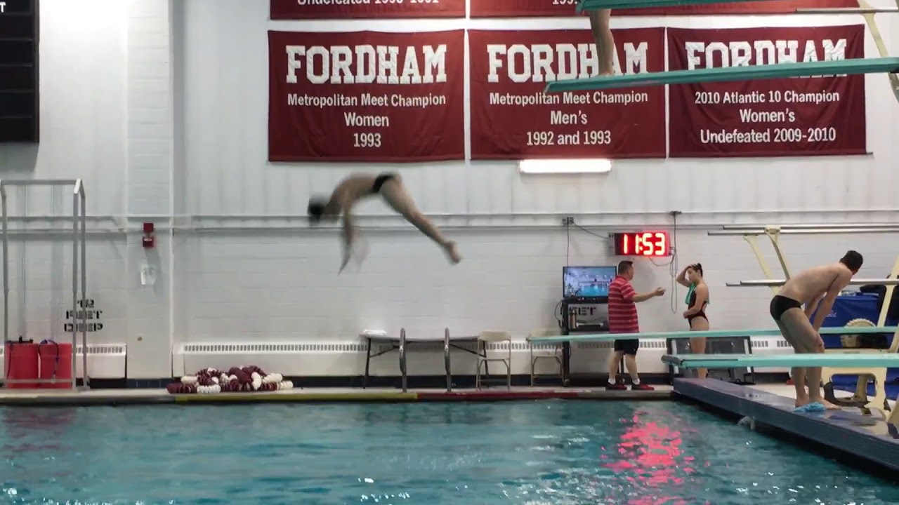 Andrew Chen 1m Diving (January 2018) - YouTube