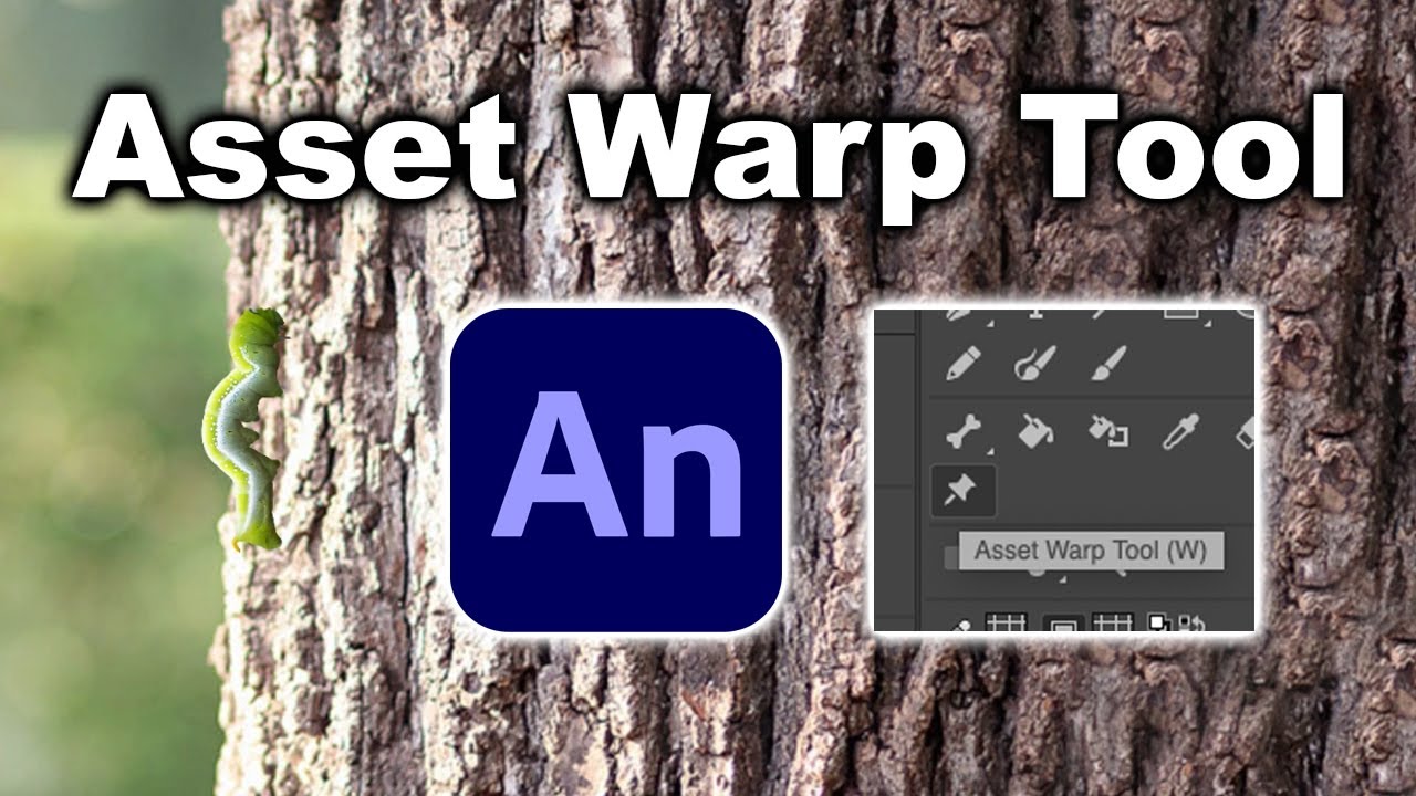 How to use "Asset Warp Tool" in Animate CC. 애니메이트CC 워프툴 사용법 - YouTube