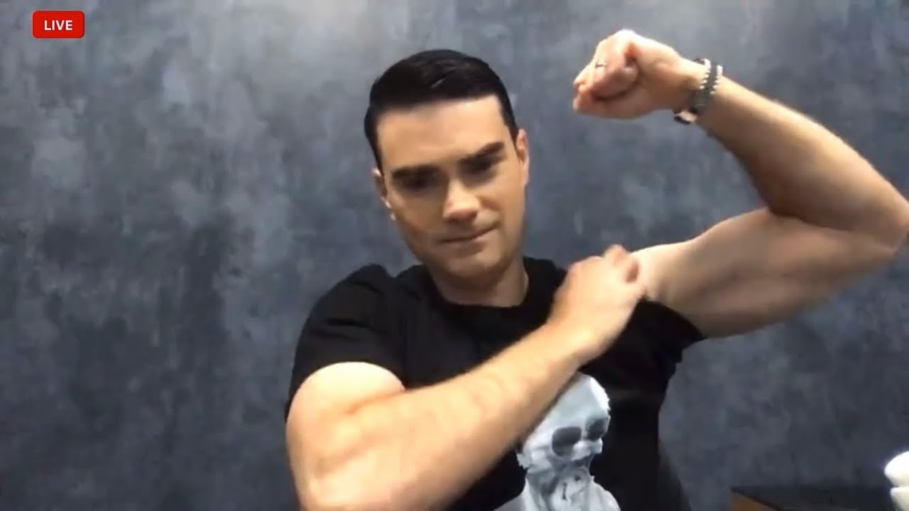 Ben Shapiro Flexing His Muscles with Bonus Roar 🥵 - YouTube