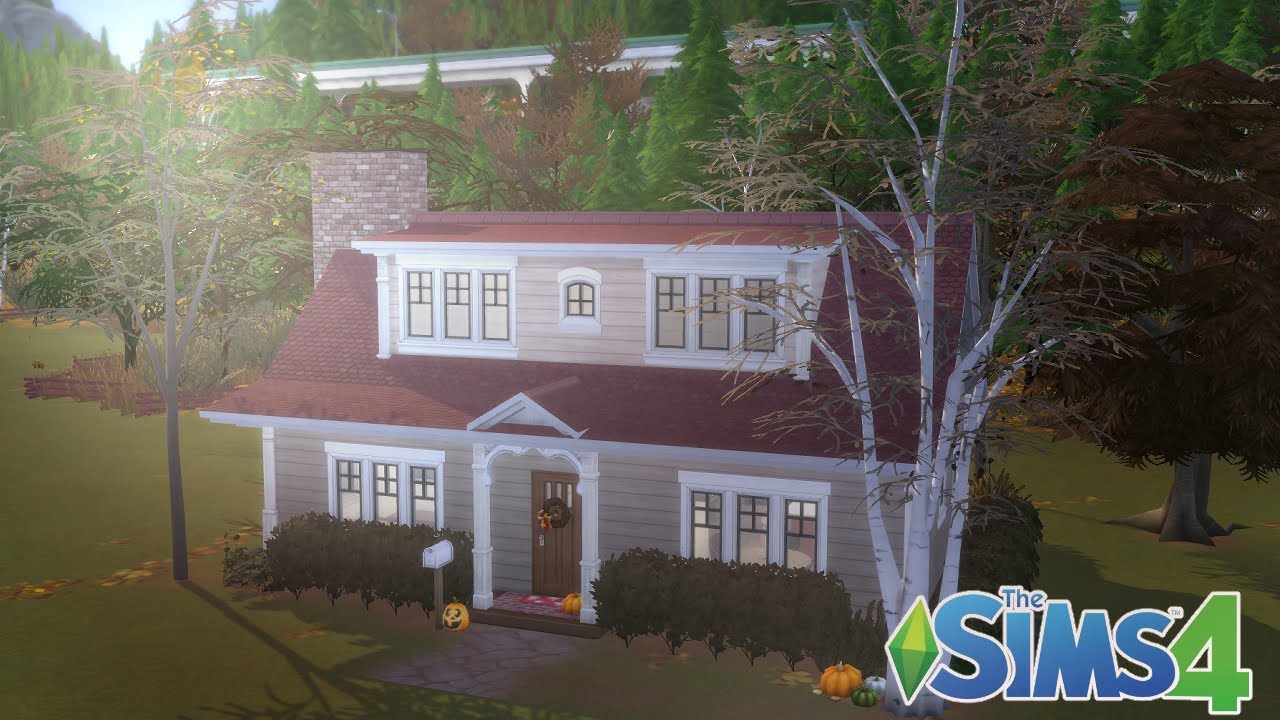 DREAM FALL HOME // The Sims 4: Speed Build - YouTube