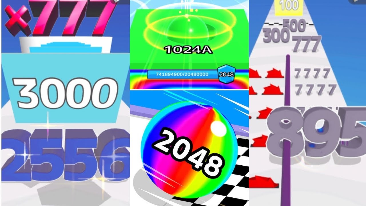 Number Master ( Colour Changing Effects based on value) vs Ball Run ...