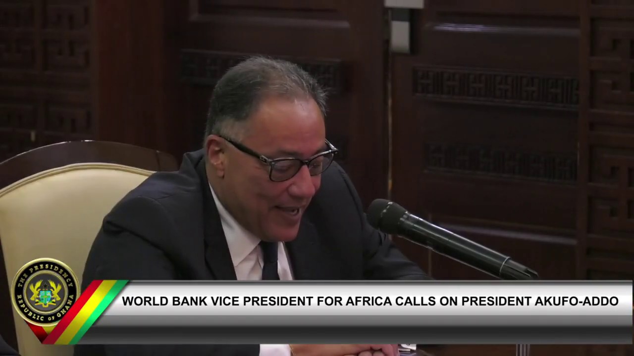 World Bank Vice President Calls on President Akufo-Addo - YouTube