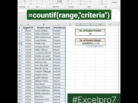 Amezing Excel tip || Countif Formula in Excel || #shorts #excel - YouTube