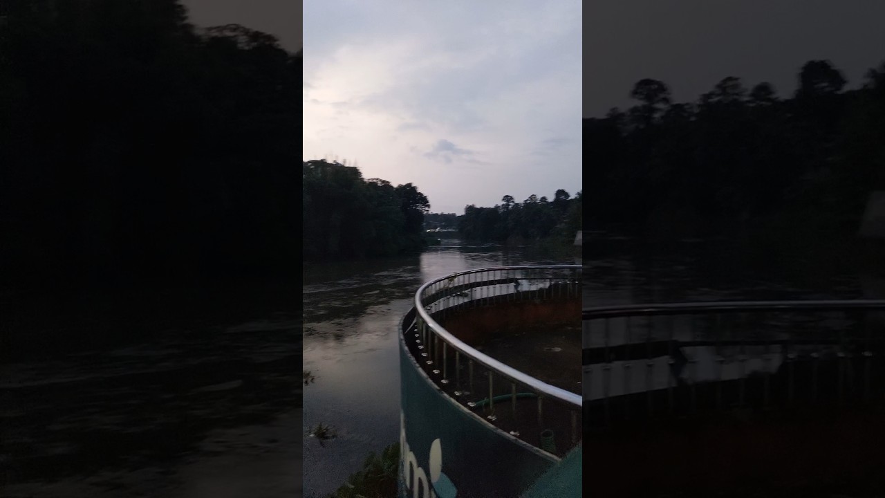 Thodupuzha river #idukki #thodupuzha #evening - YouTube