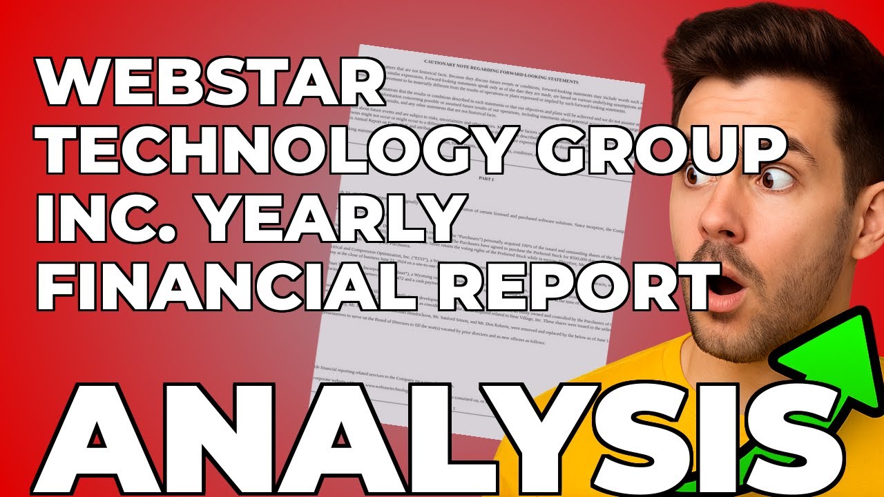 Webstar's Wild Pivot: My Red Flags from Their Annual Report - YouTube