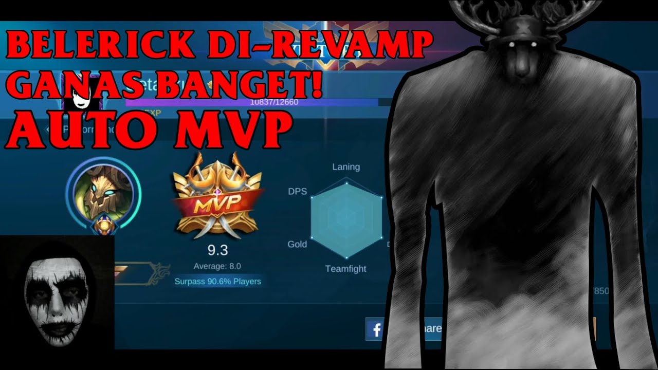 BELERICK REVAMP MVP MENUJU TOP GLOBAL - MOBILE LEGENDS - YouTube