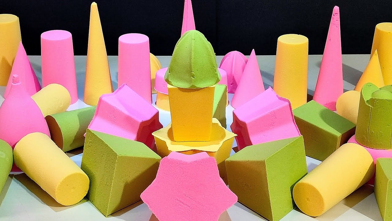 ASMR baking soda crunchy shapes: Relaxing Sounds and Satisfying ...