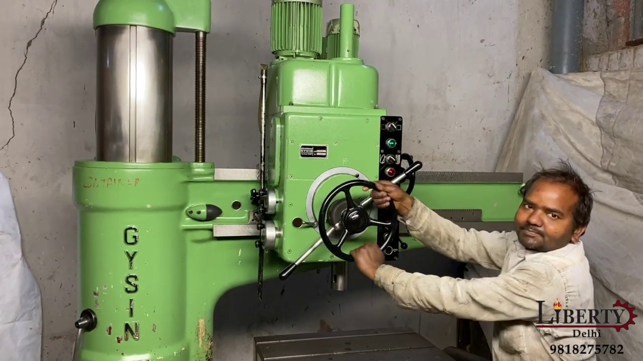 Radial Drilling & Tapping Machine - Gysin - YouTube