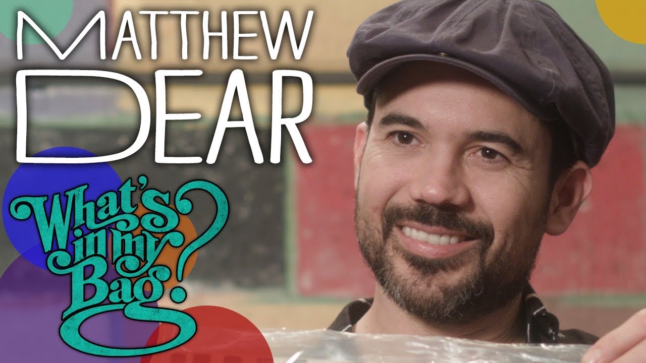 Matthew Dear's "What's In My Bag?" | Amoeba Music - YouTube