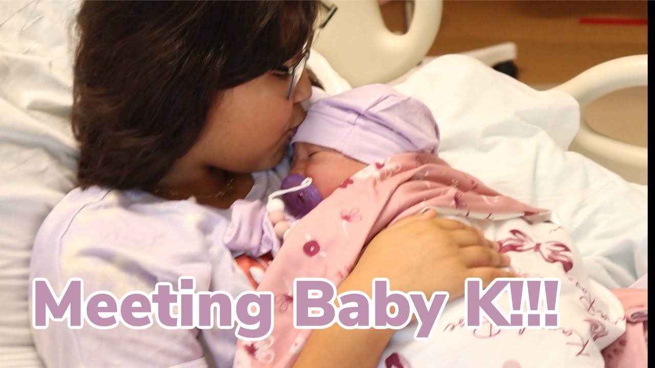 BROTHER & SISTER MEETING BABY K + HOSPITAL STAY - YouTube