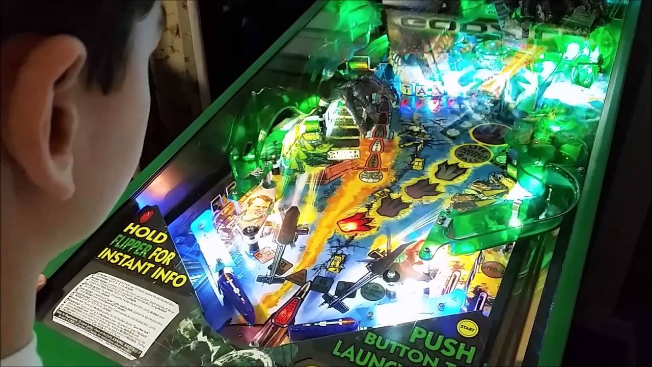 Restored Godzilla Pinball machine HD - YouTube