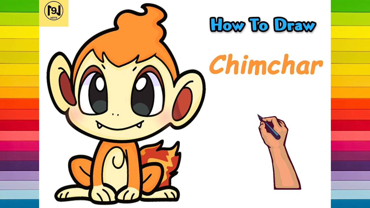 How to Draw Chimchar Pokémon Step by Step - YouTube
