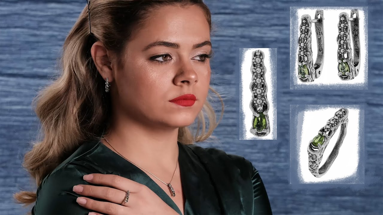 Simenda Jewellery Sterling silver 925 set with Apple CZ - YouTube