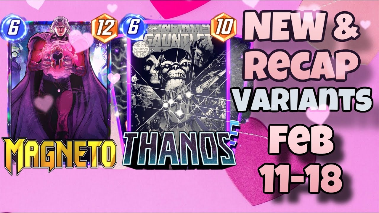 NEW Variants & Bundles Recap In Marvel Snap | Feb 11 - 18 2024 - YouTube