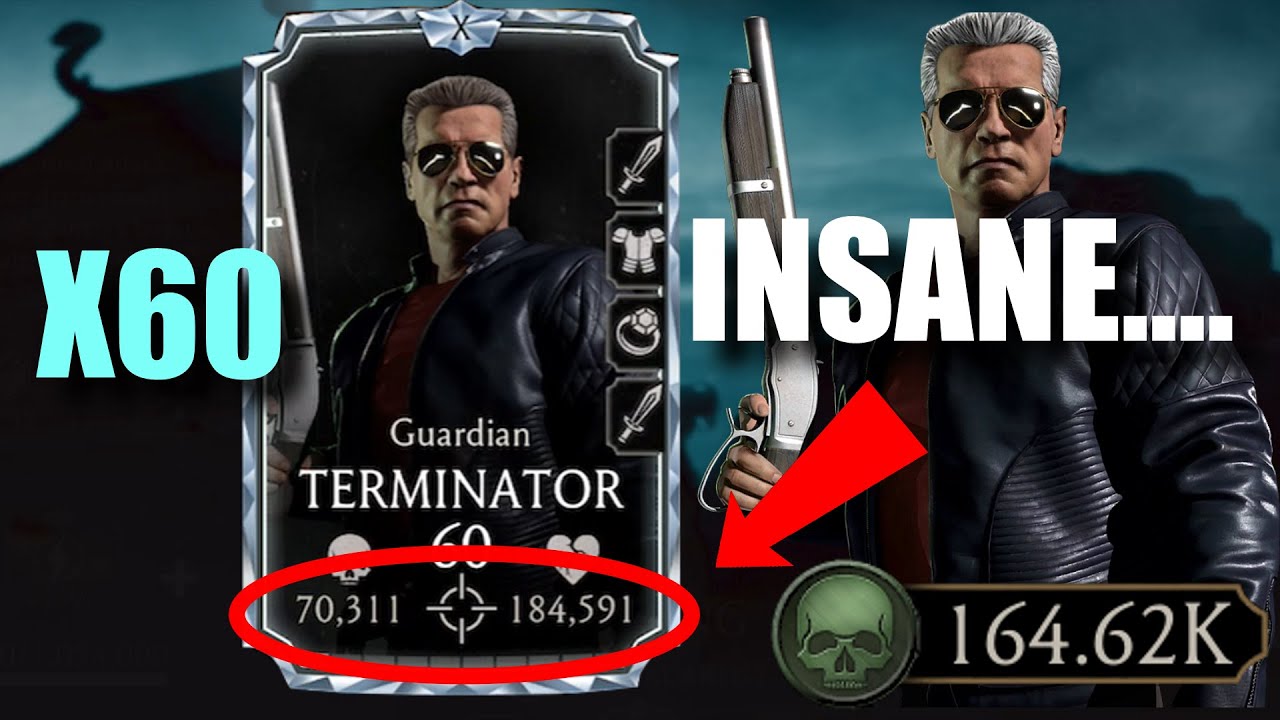 MK MOBILE X60 GUARDIAN TERMINATOR GAMEPLAY ON FACTION WARS. FUSION ...